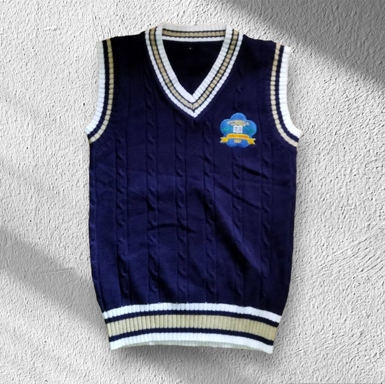 Rompi Rajut Motif Cable - Stars Konveksi